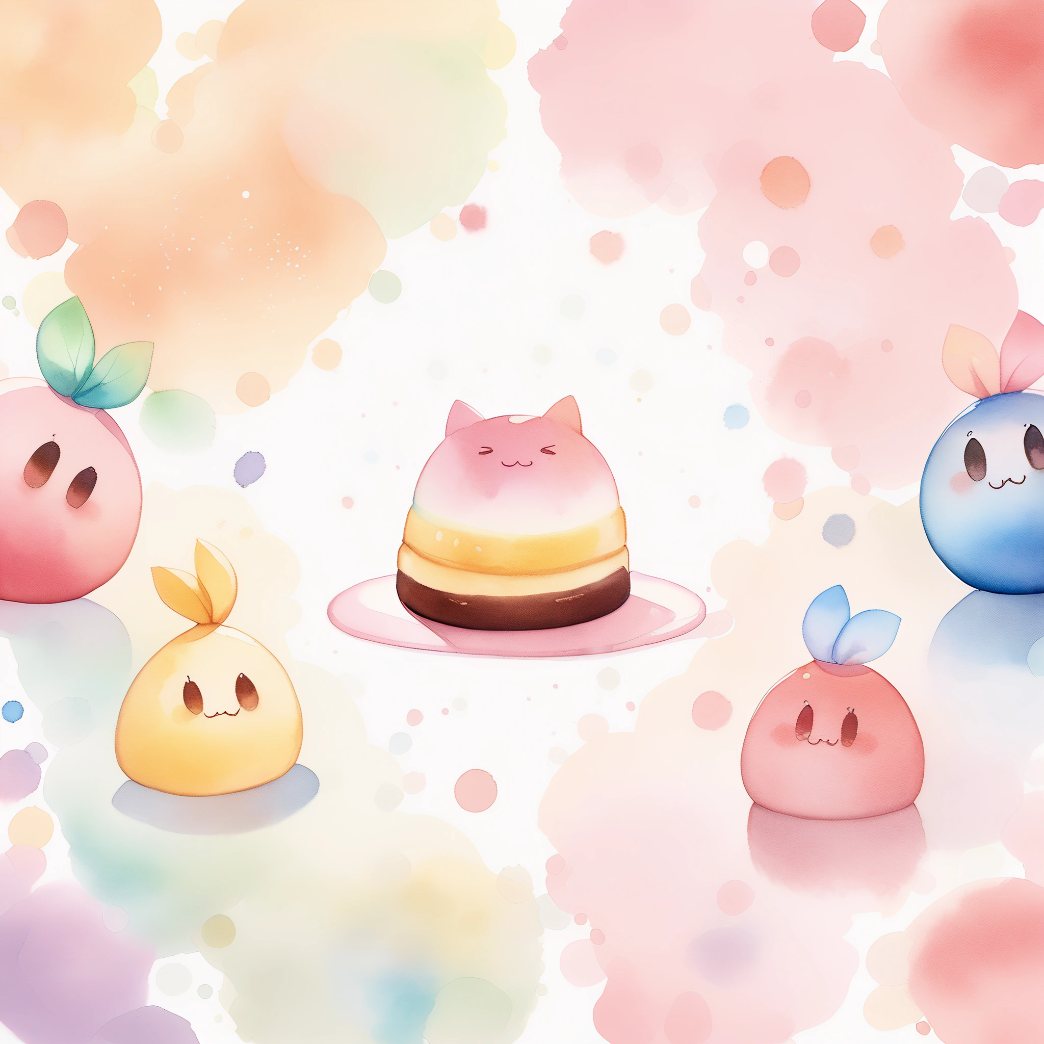 Assortment of pudding people (SDXL Howahowa) | Aipictors