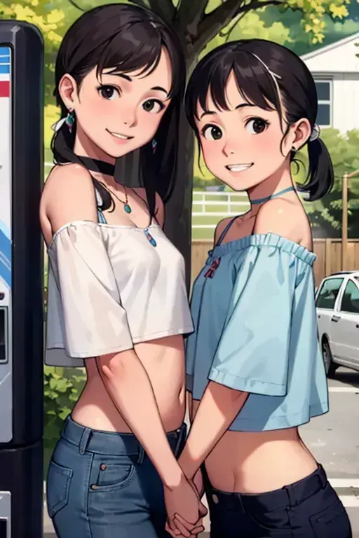 ツーショット - manyの作品 - Aipictors - AI画像投稿サイト・生成サイト