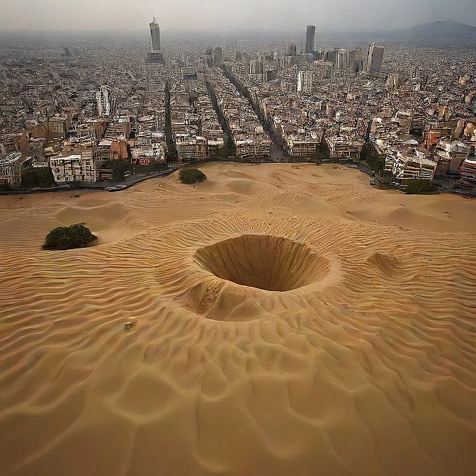 sand whirlpool | AIArt | Aipictors