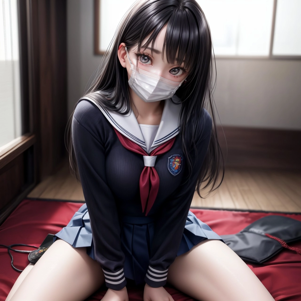 マスク美少女 - YAMの作品 - Aipictors - AI画像投稿サイト・生成サイト