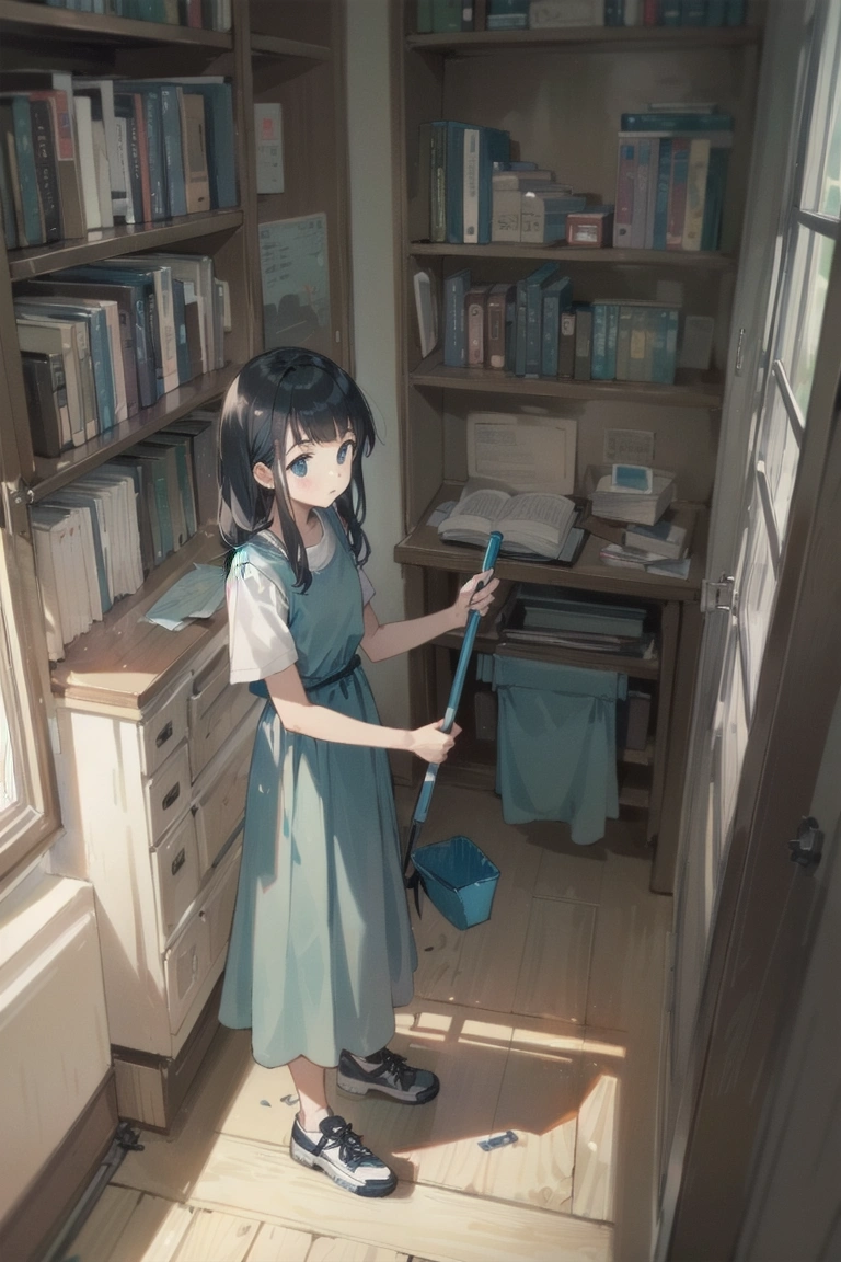 Library cleaning | Aipictors