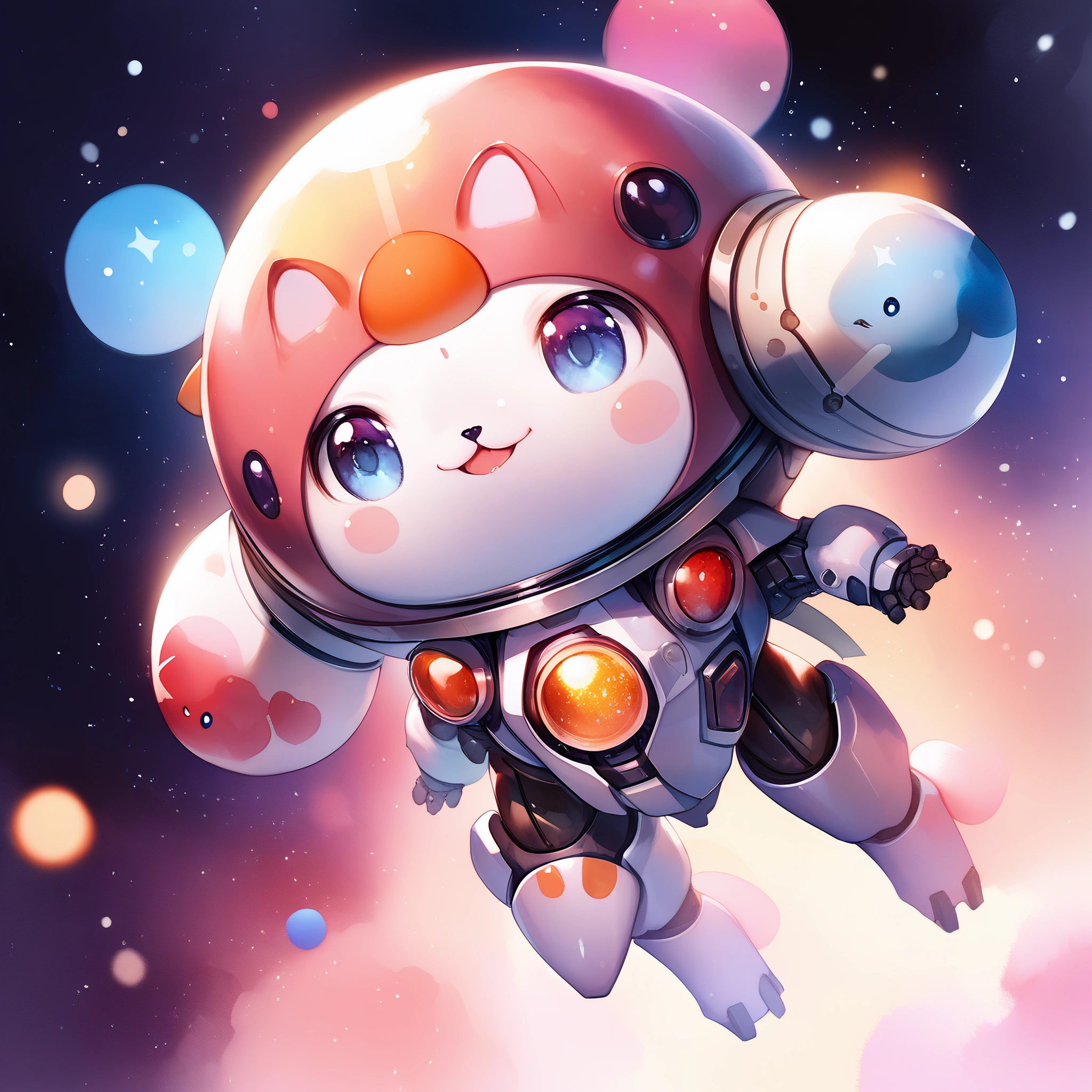 Mecha animals active in space | Aipictors