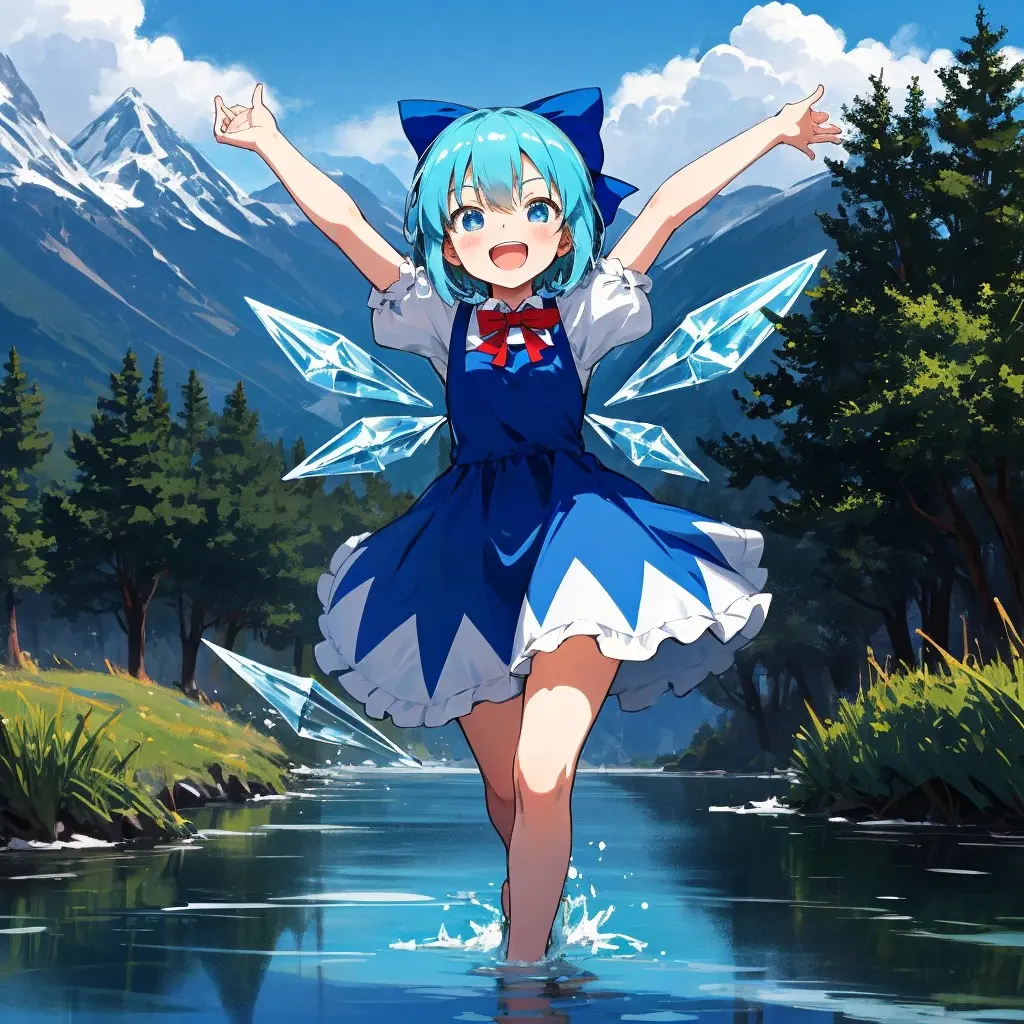 Cirno-chan of the East | Aipictors