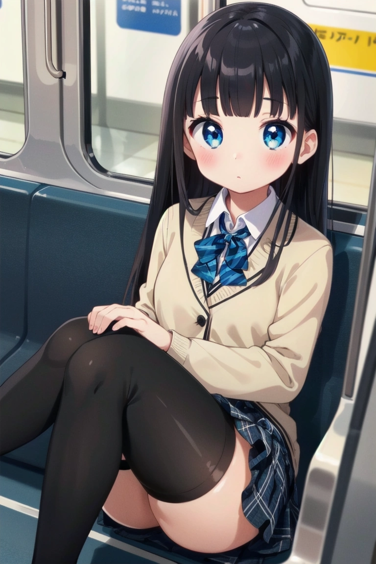 電車内の女の子 | Aipictors