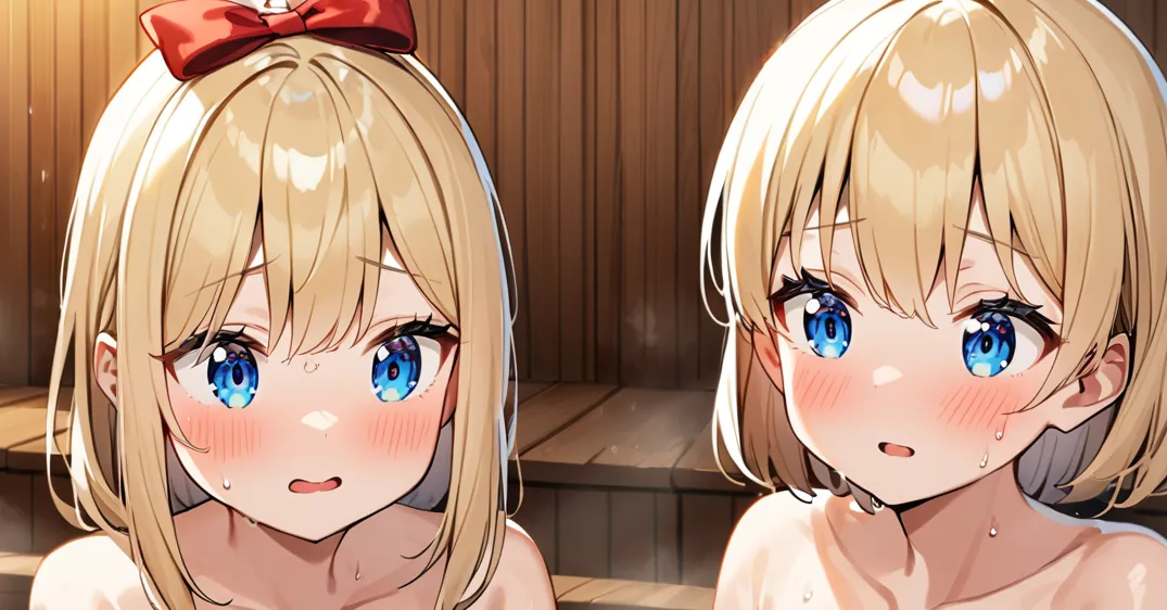 The bath is hot too... | エロ | Aipictors