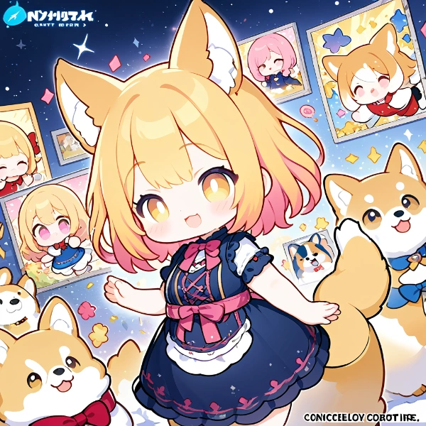 Corgi girl | Aipictors