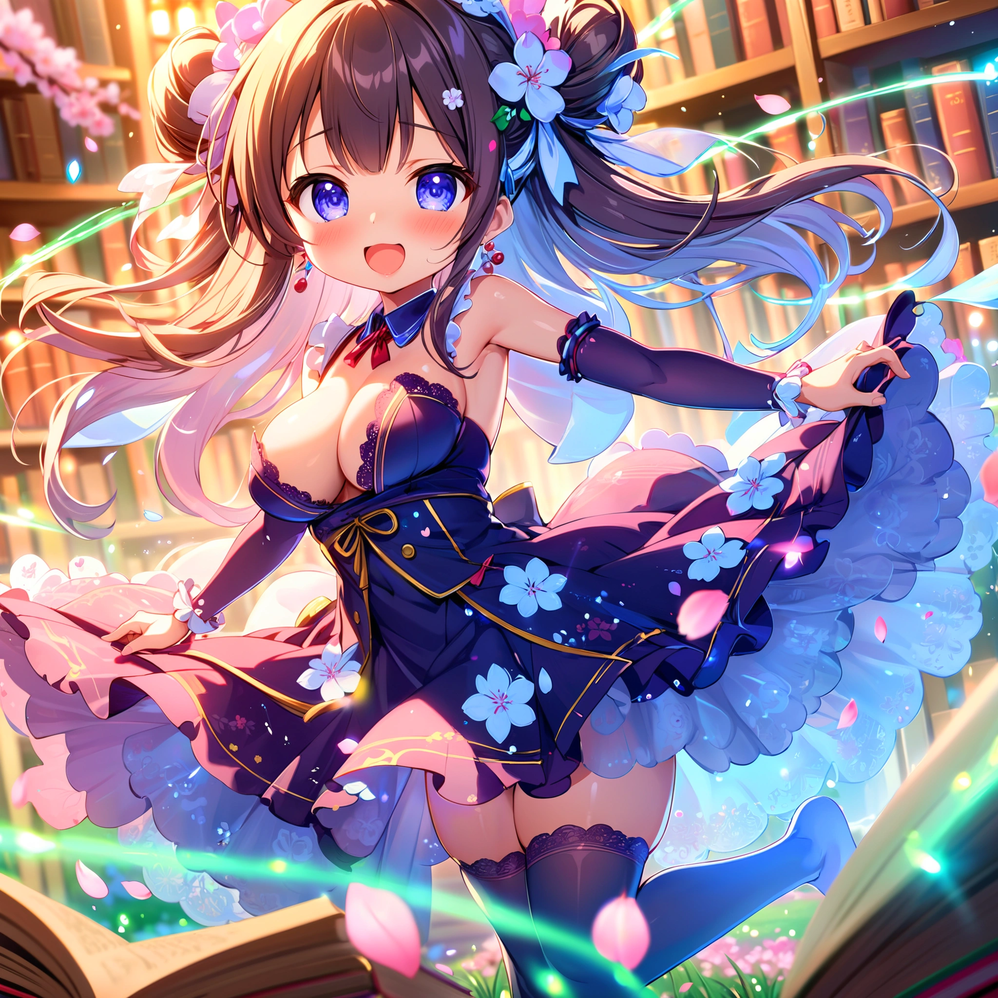 cherry blossom librarian fairy | Aipictors