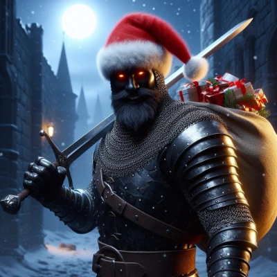 黒いクリスマス - イムラ（imura）の作品 - Aipictors - AI画像投稿サイト・生成サイト