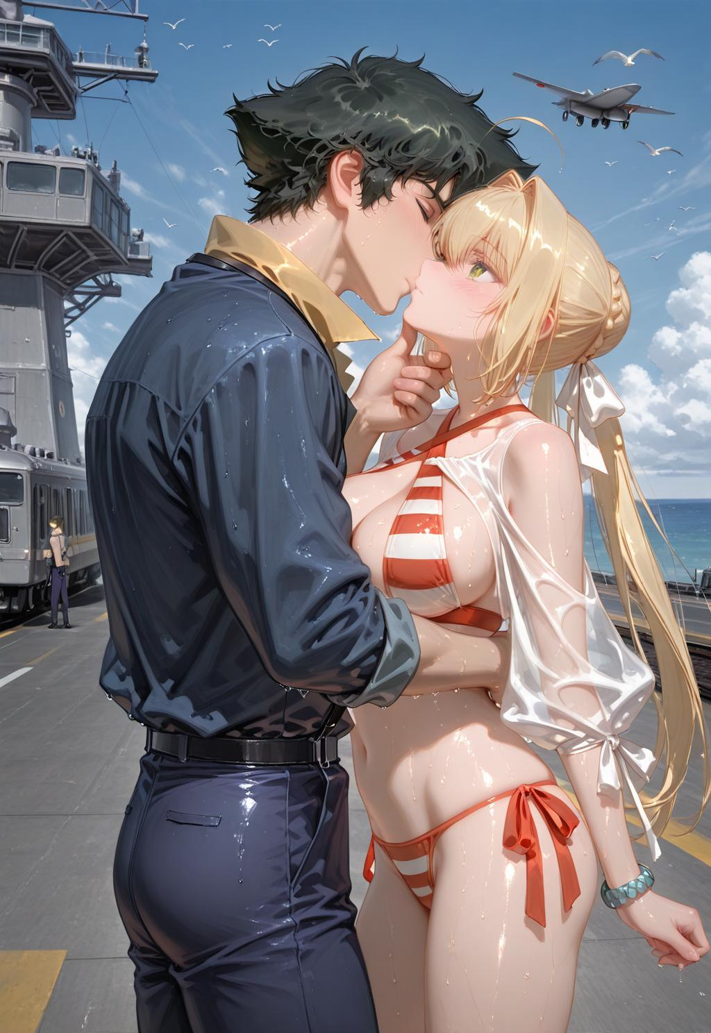 ネロ・クラウディウス x スパイク/ビキニ/95P | エロ | Aipictors