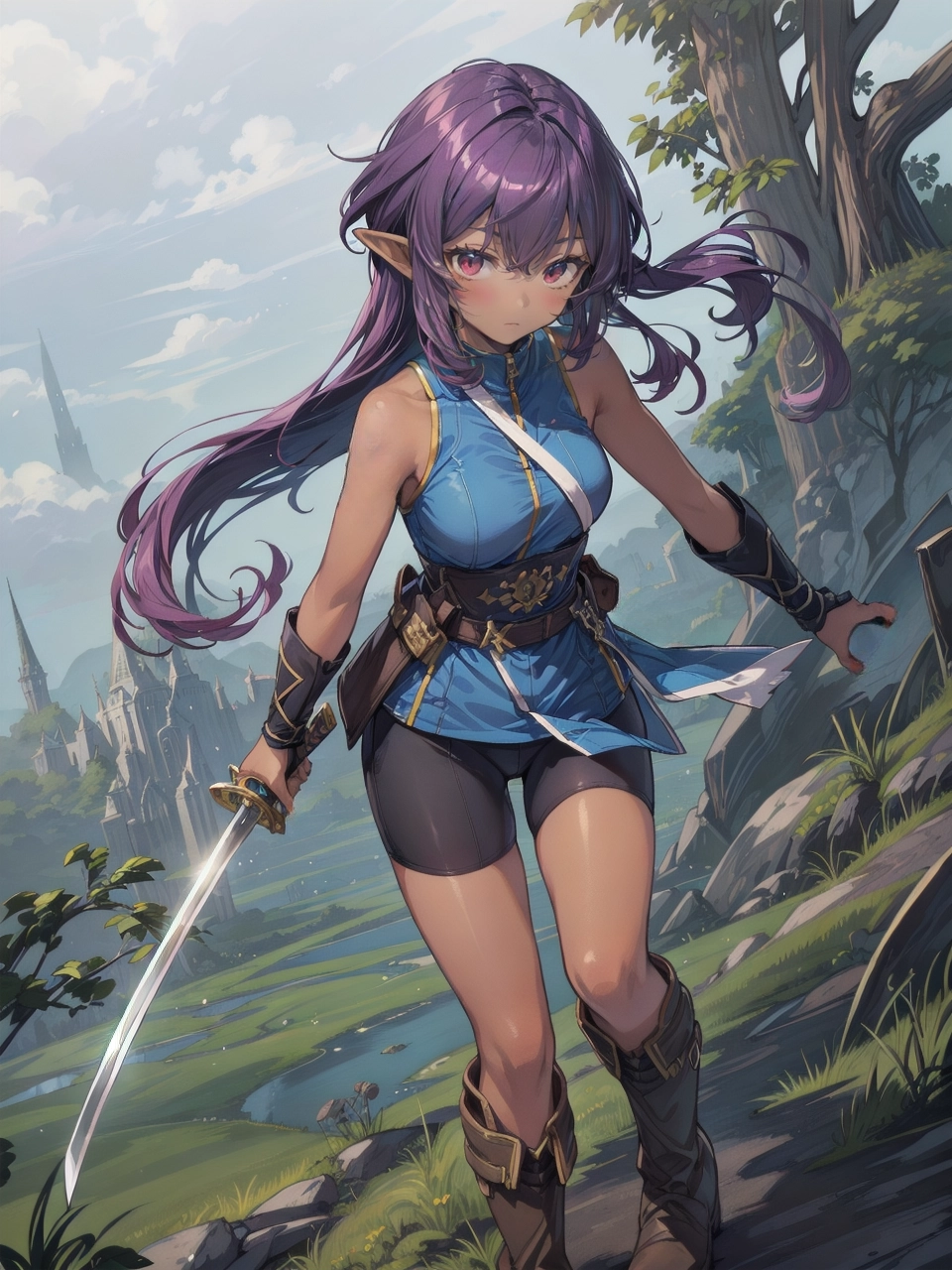 elf swordsman | Aipictors