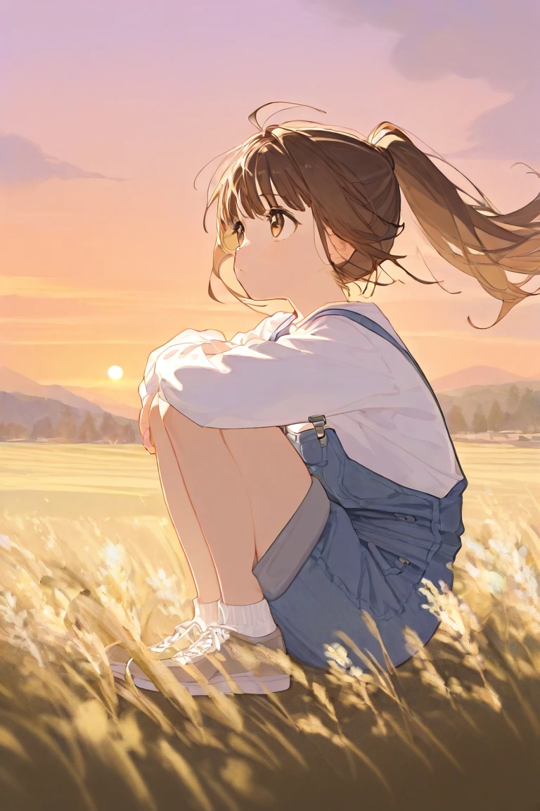 ススキと少女No.2 | Aipictors