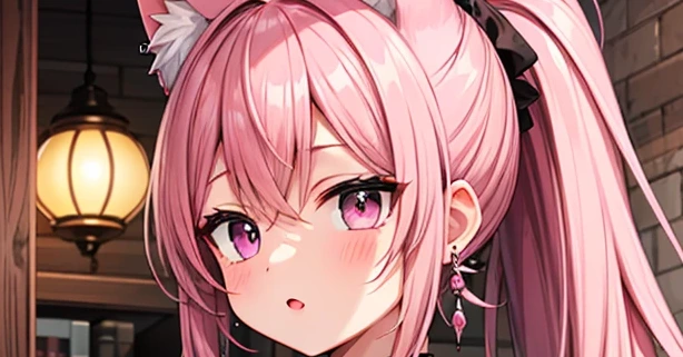 pierced cat ear girl | Aipictors