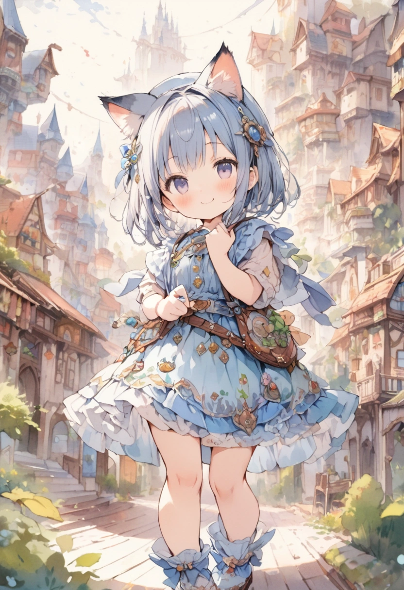 Cat ears girl. | Aipictors