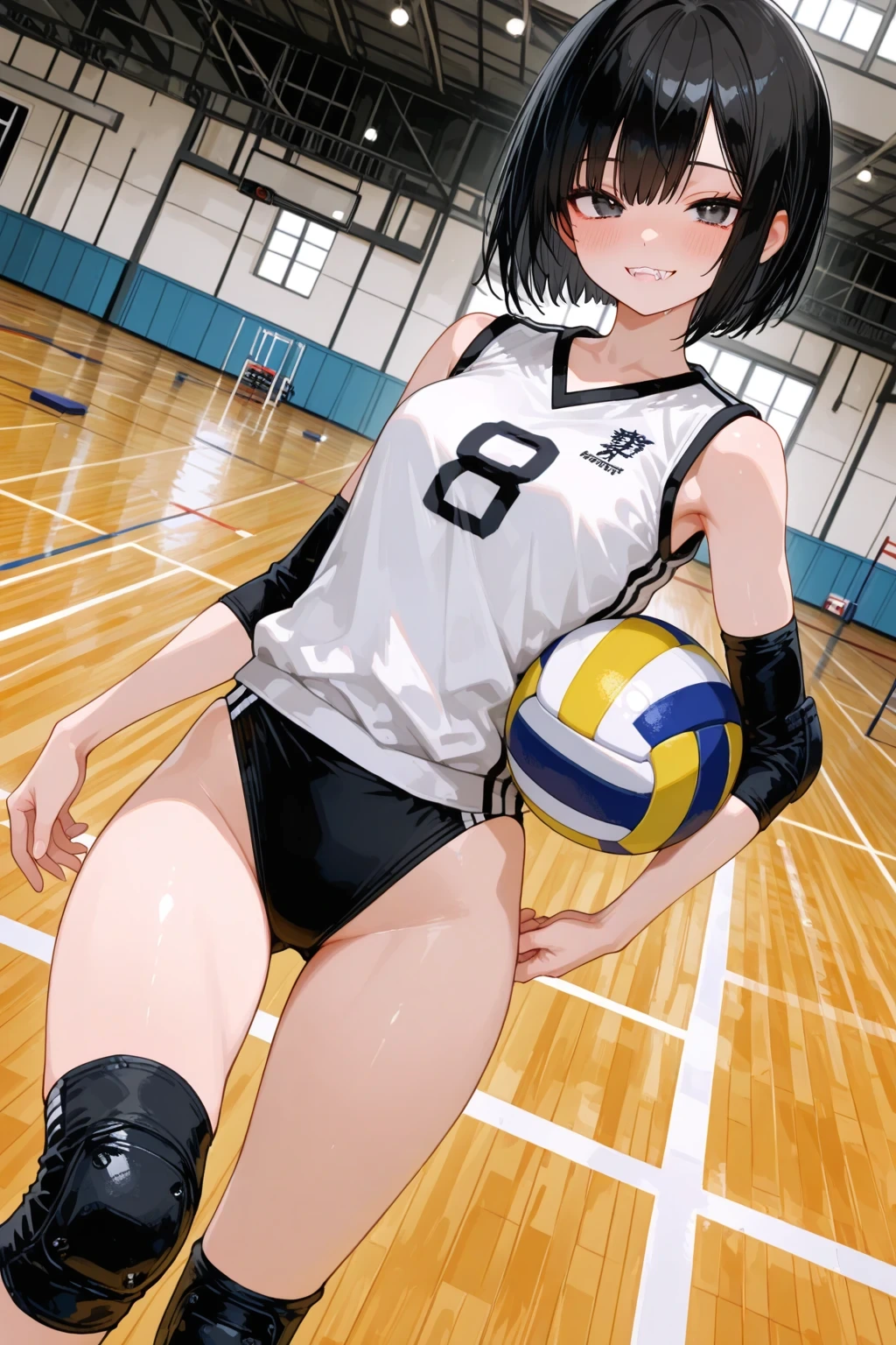 ギザ歯ちゃん バレーボールユニフォーム - Kururu_marl_Queenの作品 - Aipictors - AI画像投稿サイト・生成サイト