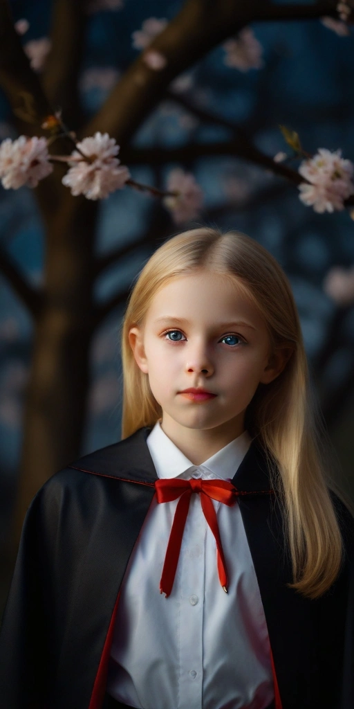 Vampire cherry blossom viewing | AIArt | Aipictors