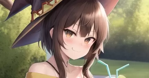 Megumin With Smug Face Showing Panties エロ Aipictors