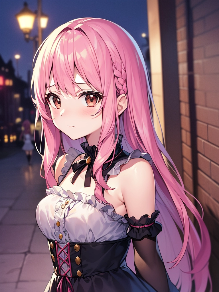 ピンク髪の女の子6 | Aipictors