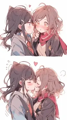 kiss - kumirinnpoの作品 - Aipictors - AI画像投稿サイト・生成サイト