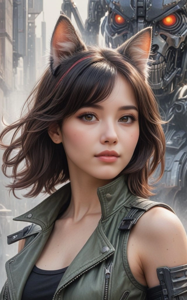 Nekomimi bike girls 2 | Aipictors