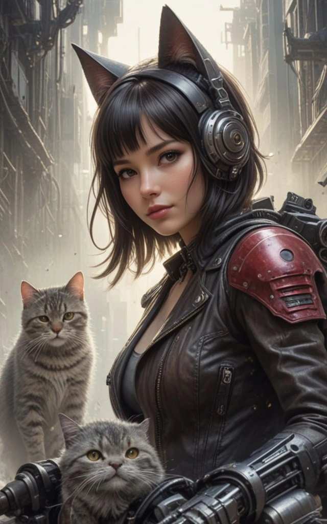 Nekomimi bike girls 2 | Aipictors