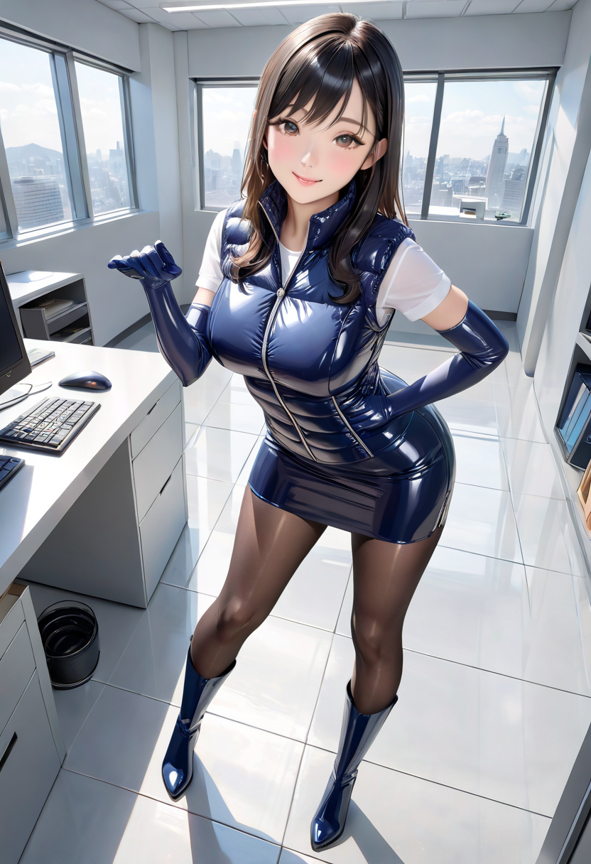 ダウンベストOLさん - 大御堂の作品 - Aipictors - AI画像投稿サイト・生成サイト