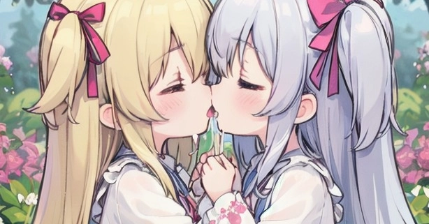 Yuri kiss | Aipictors