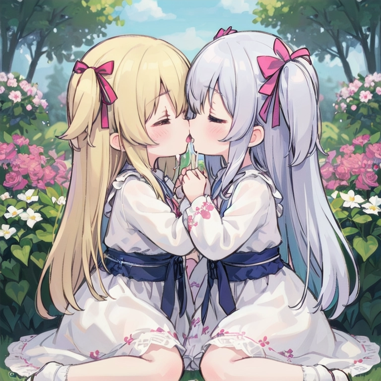 Yuri kiss | Aipictors