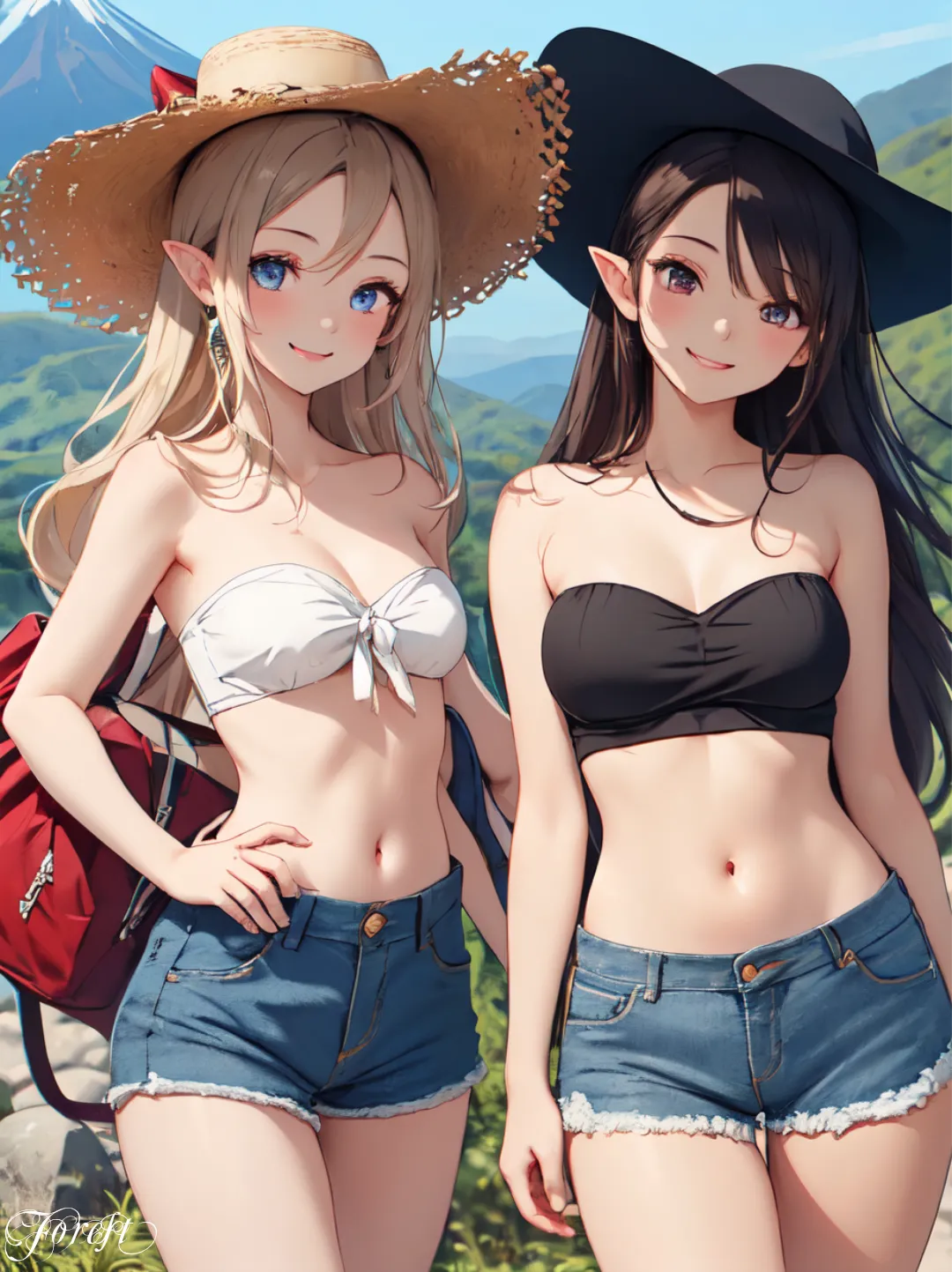 夏はチューブトップ - Yoo Forestの作品 - Aipictors - AI画像投稿サイト・生成サイト