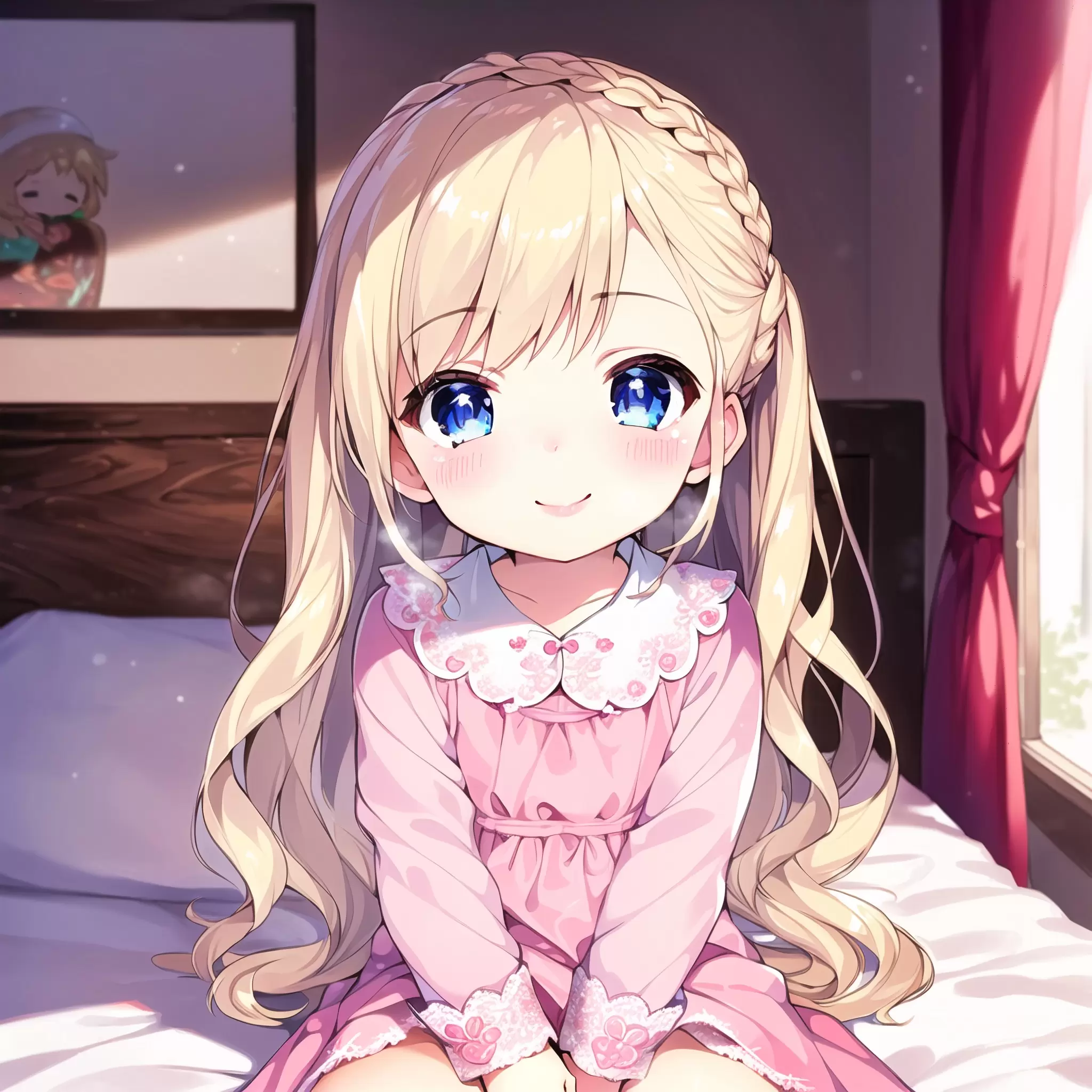 パジャマ姿の金髪少女と幸せセックス - zzz AIお絵描きの作品 - Aipictors - AI画像投稿サイト・生成サイト