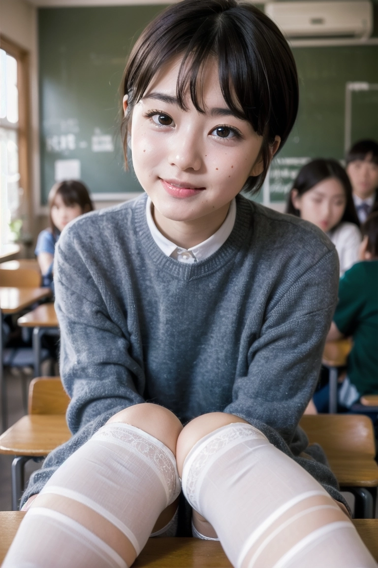 classmate - ponponの作品 - Aipictors - AI画像投稿サイト・生成サイト