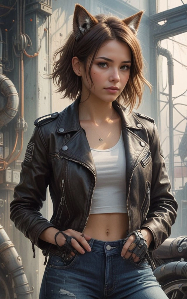 Nekomimi bike girls 2 | Aipictors