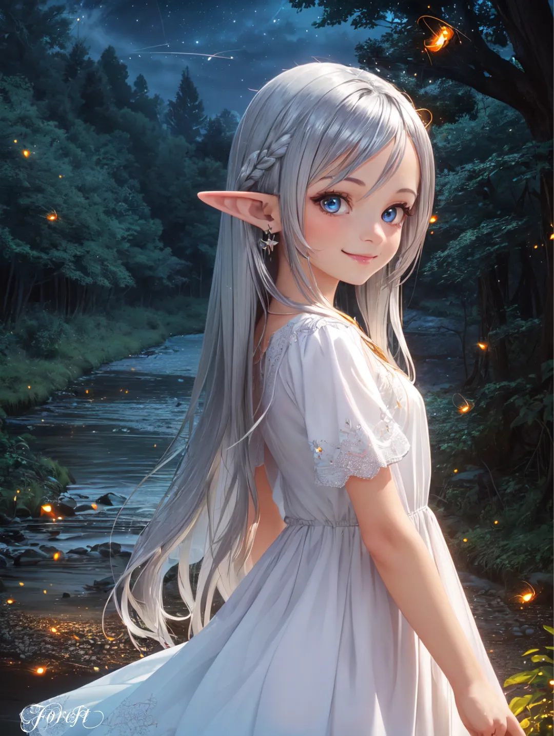 異世界ホタルと異世界エルフ美少女 - Yoo Forestの作品 - Aipictors - AI画像投稿サイト・生成サイト