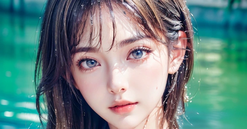 Beautiful woman bathing in water | AIArt | エロ | Aipictors