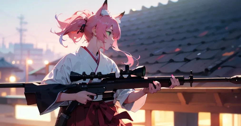 Fox sniper's struggle | Aipictors