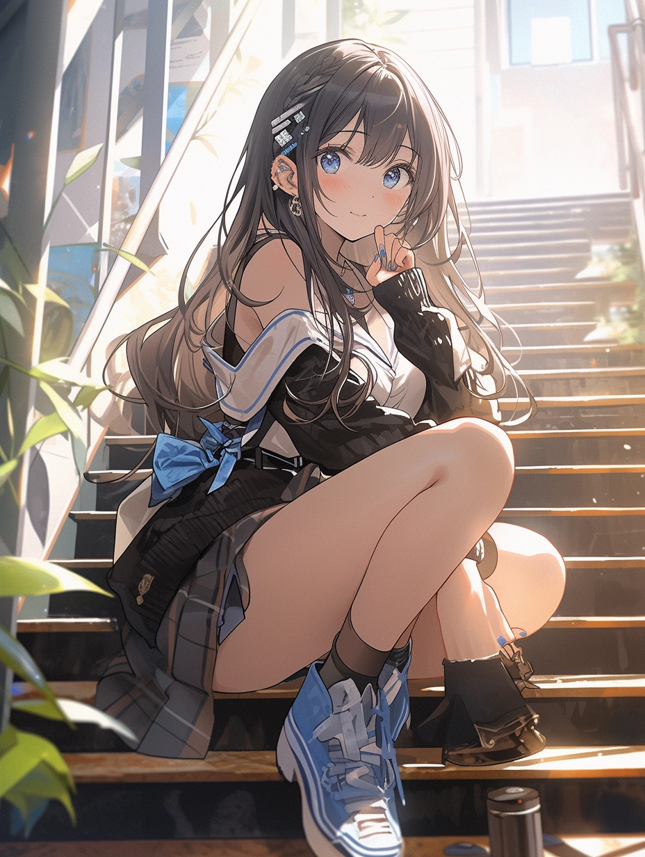 やはり見えそうで見えないが良い | Aipictors