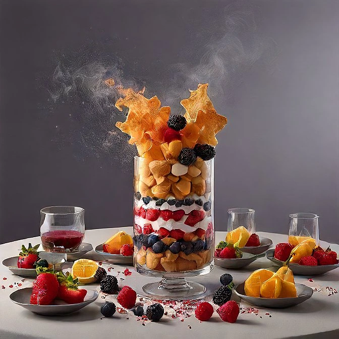 explosion menu | AIArt | Aipictors