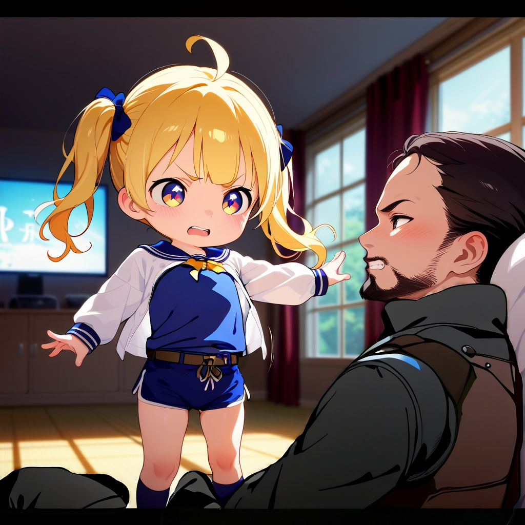 パパと喧嘩中 | Aipictors