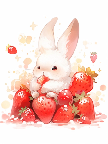 いちごうさぎ | Aipictors