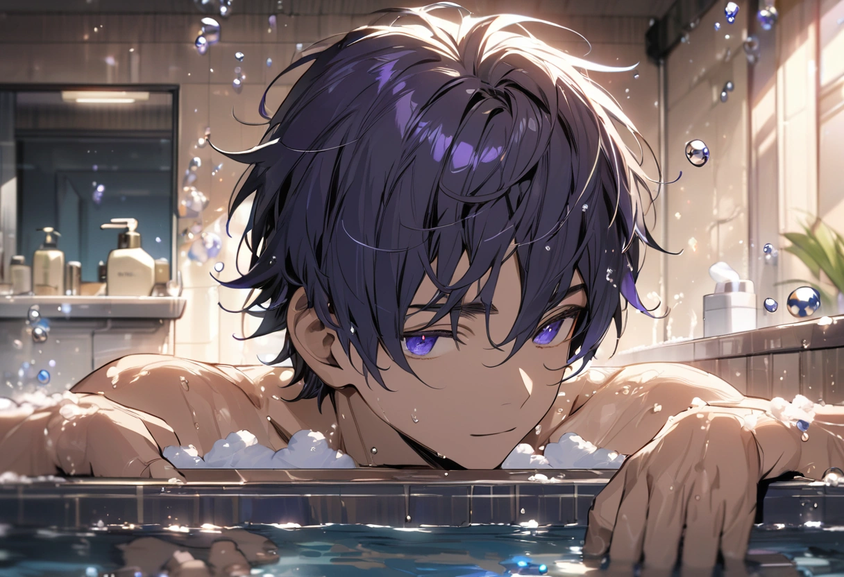 bubble bath - 夜空-starryskyの作品 - Aipictors - AI画像投稿サイト・生成サイト