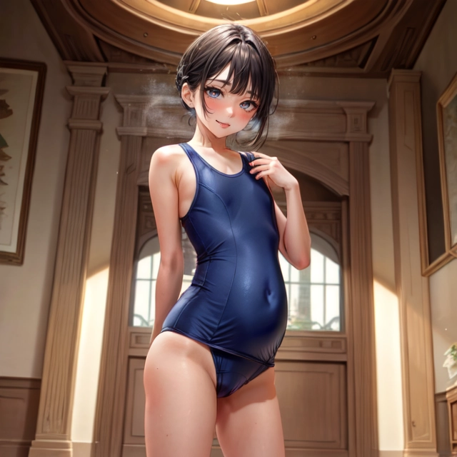 [R-18] スク水妊婦 (20枚) | エロ | Aipictors