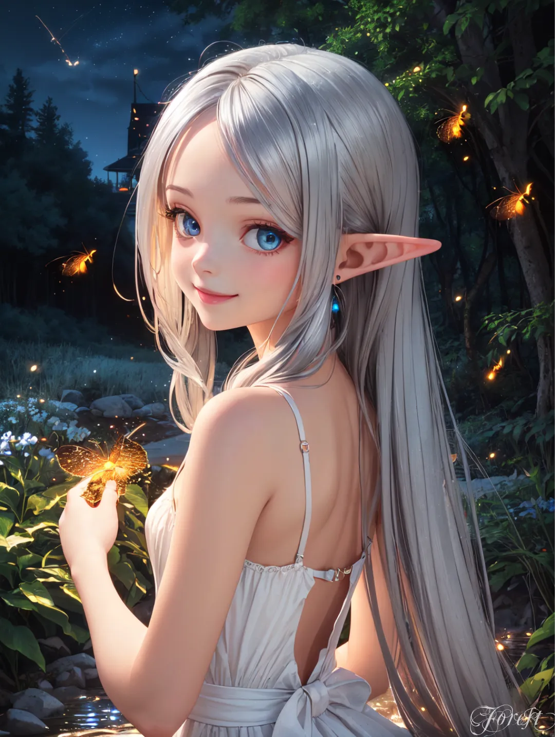 異世界ホタルと異世界エルフ美少女 - Yoo Forestの作品 - Aipictors - AI画像投稿サイト・生成サイト