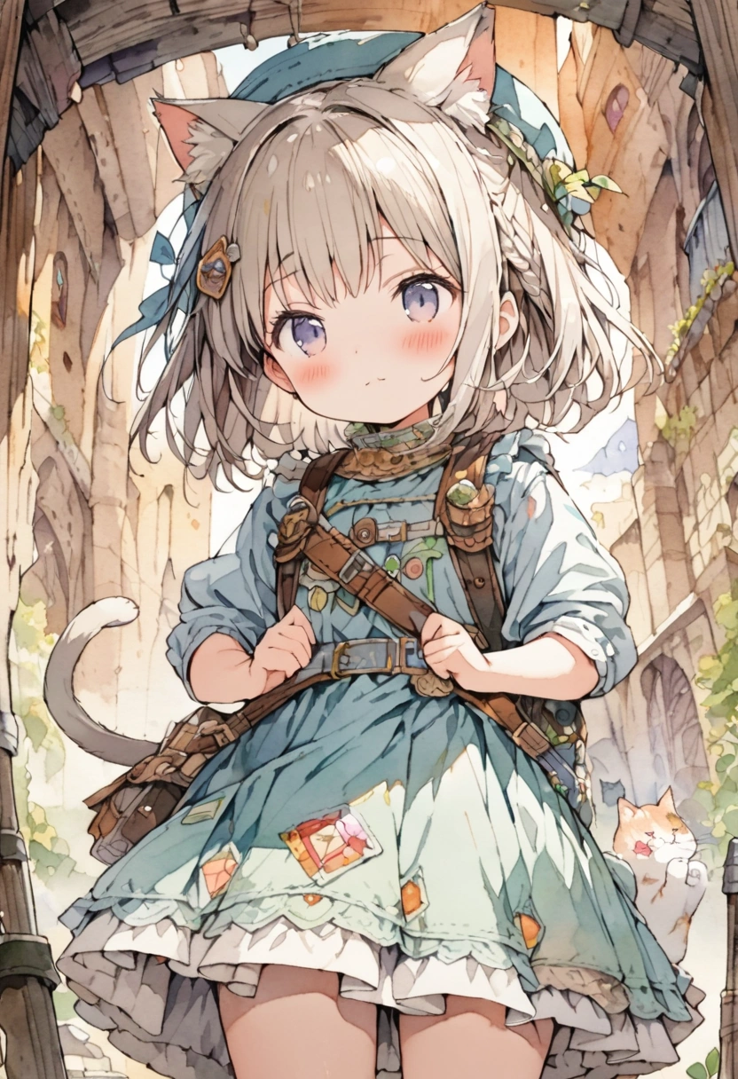 Cat ears girl. | Aipictors