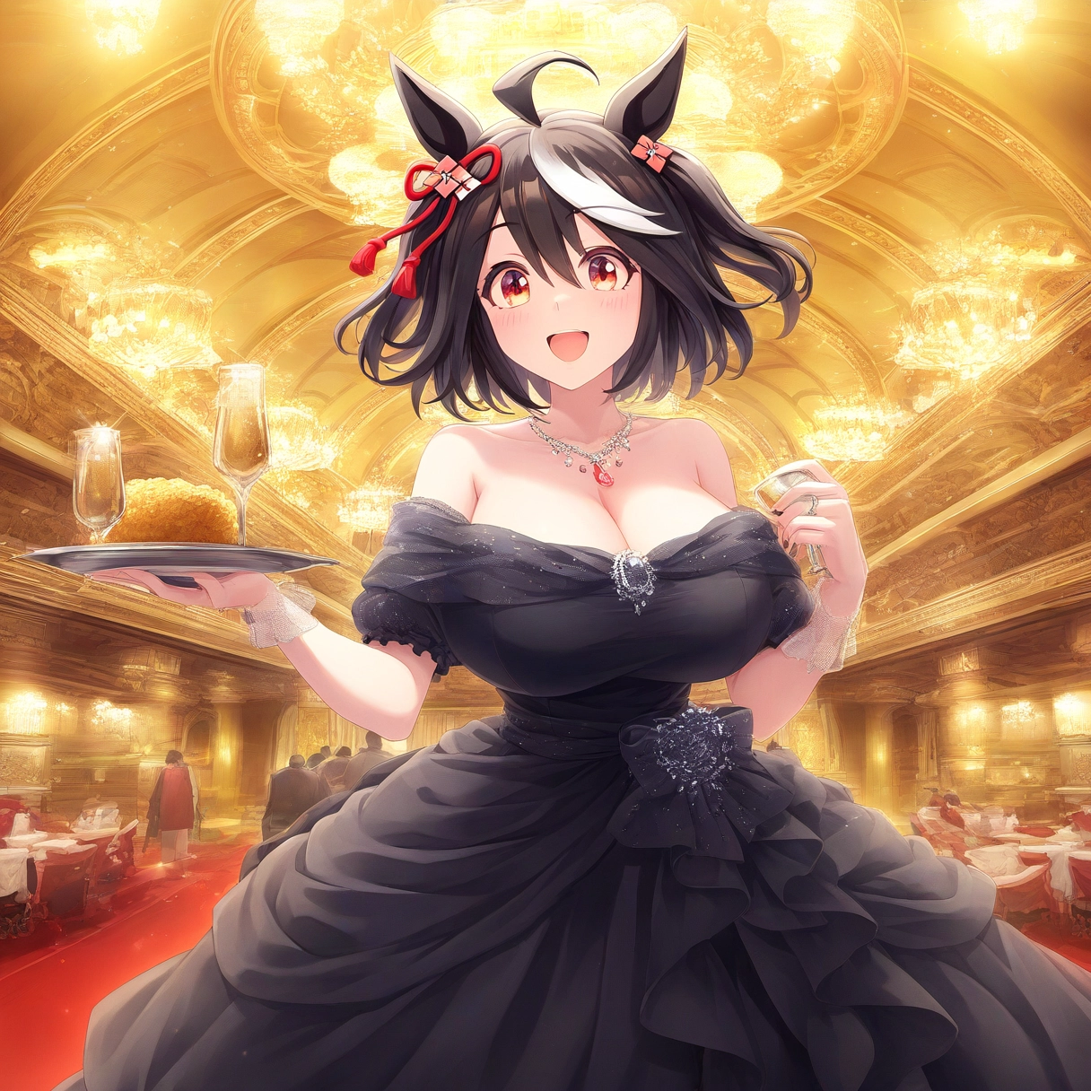 To the meal venue with Kitasan Black | Aipictors