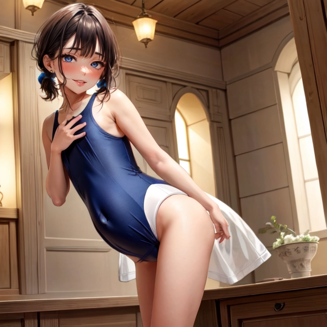 [R-18] スク水妊婦 (20枚) | エロ | Aipictors