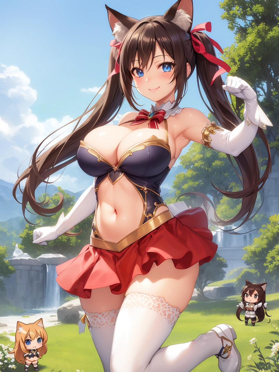 子猫を従えて - AI-HOLICの作品 - Aipictors - AI画像投稿サイト・生成サイト