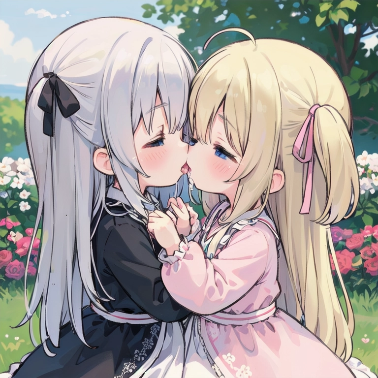 Yuri kiss | Aipictors