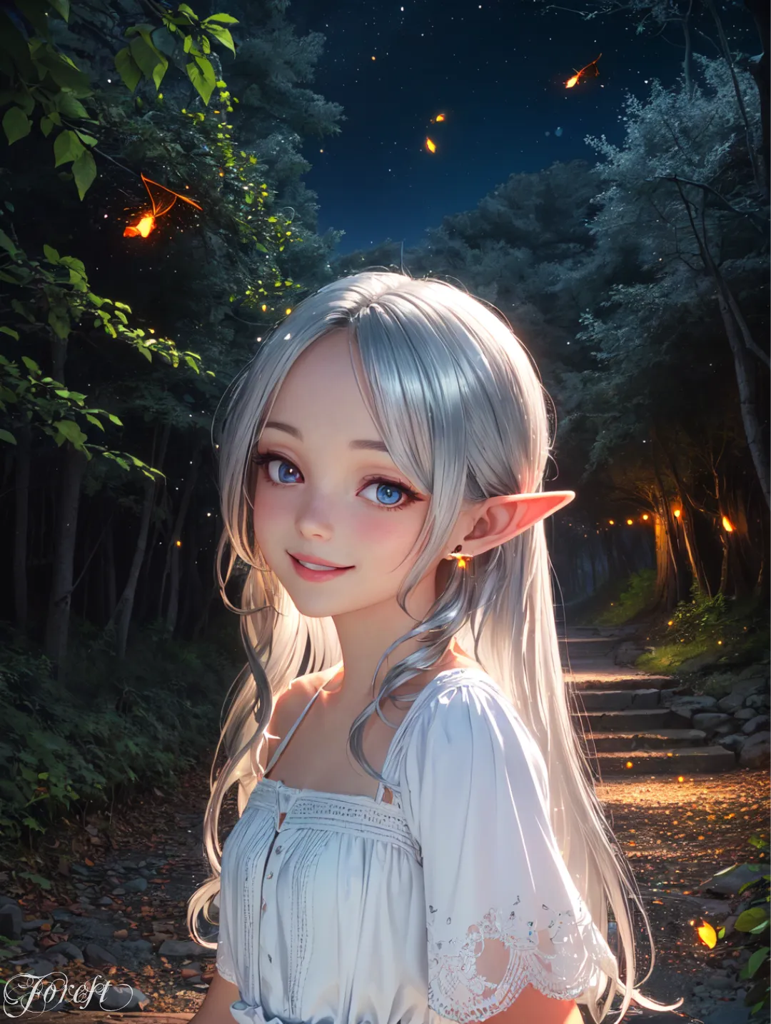 異世界ホタルと異世界エルフ美少女 - Yoo Forestの作品 - Aipictors - AI画像投稿サイト・生成サイト