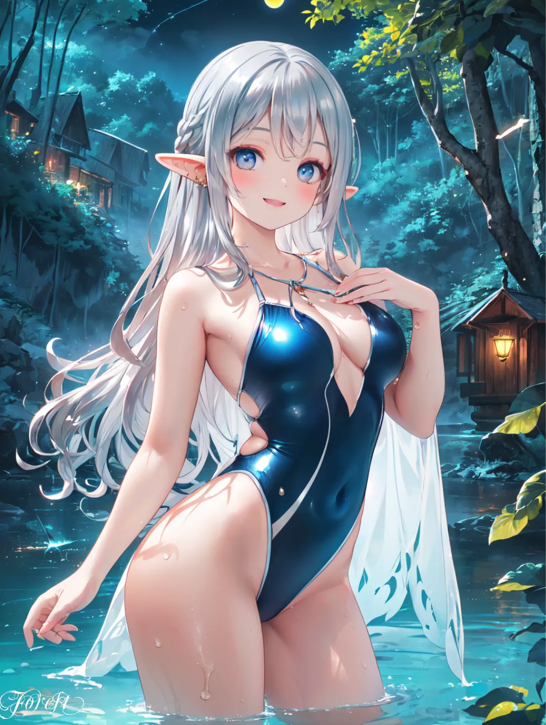 おやすみなさい🥱 - Yoo Forestの作品 - Aipictors - AI画像投稿サイト・生成サイト