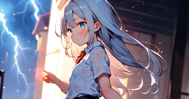 The girl who calls thunder | Aipictors