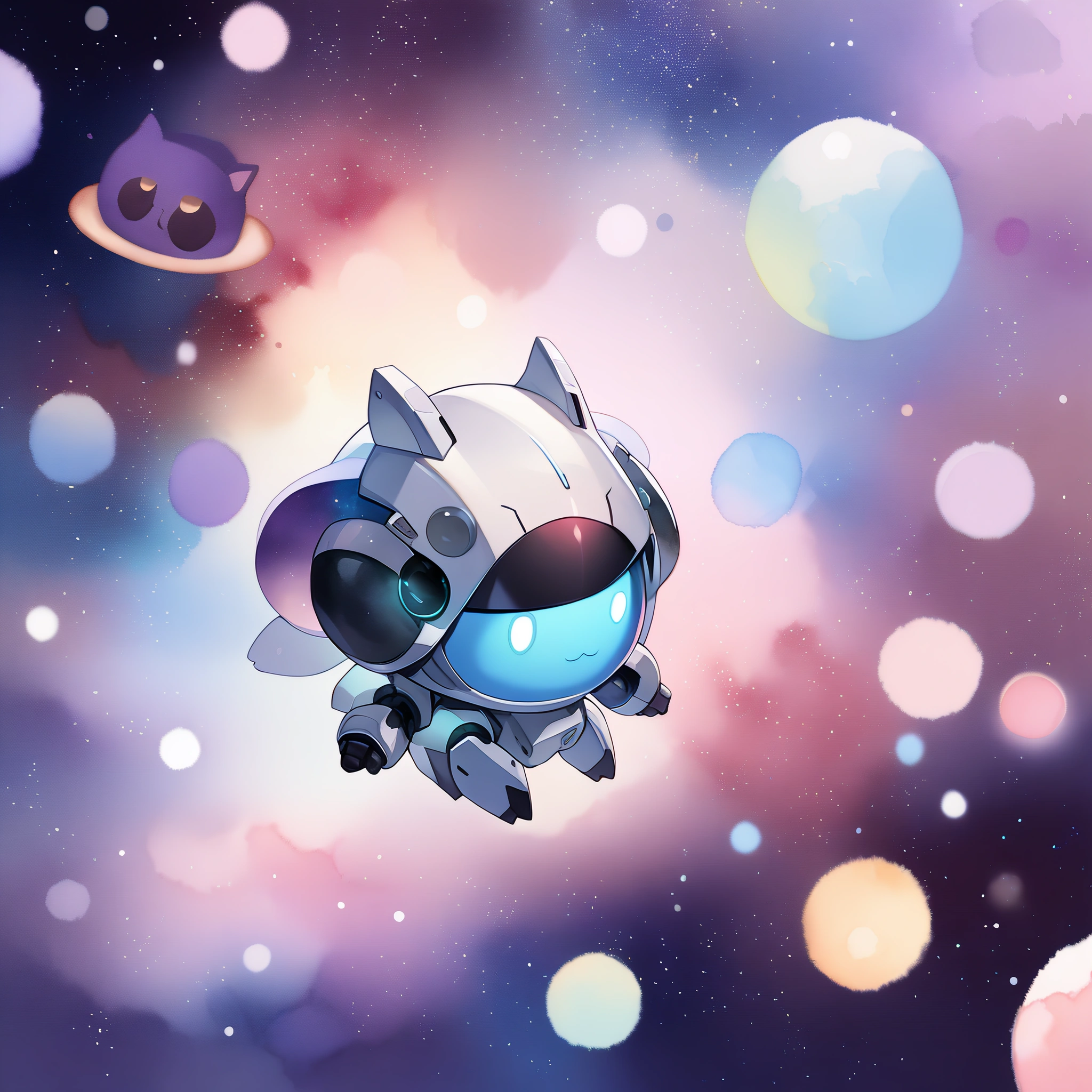 Mecha animals active in space | Aipictors